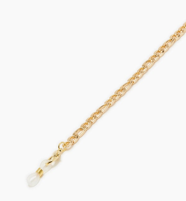 Slender Cable Stainless Eyewear Chain 700 mm Gold – Prescription ...