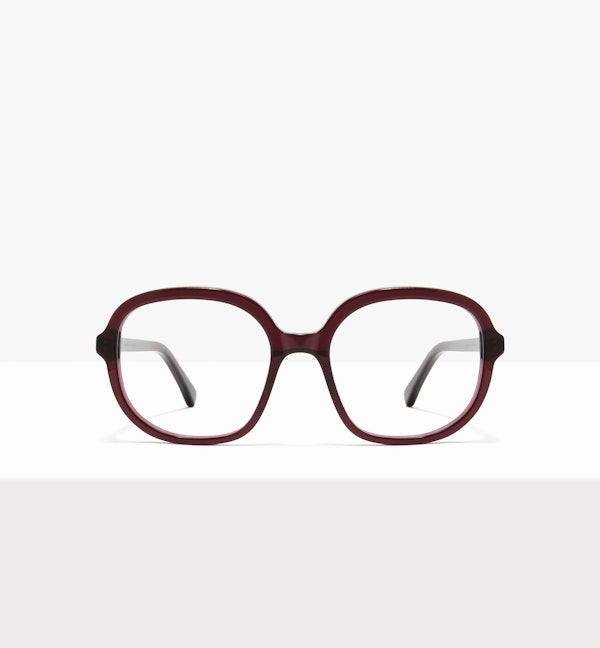 Juniper Clear Cherry – Prescription Eyeglasses by BonLook