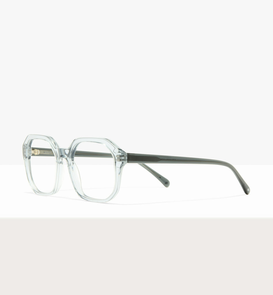 Outlander Clear Grey – Prescription Eyeglasses by BonLook