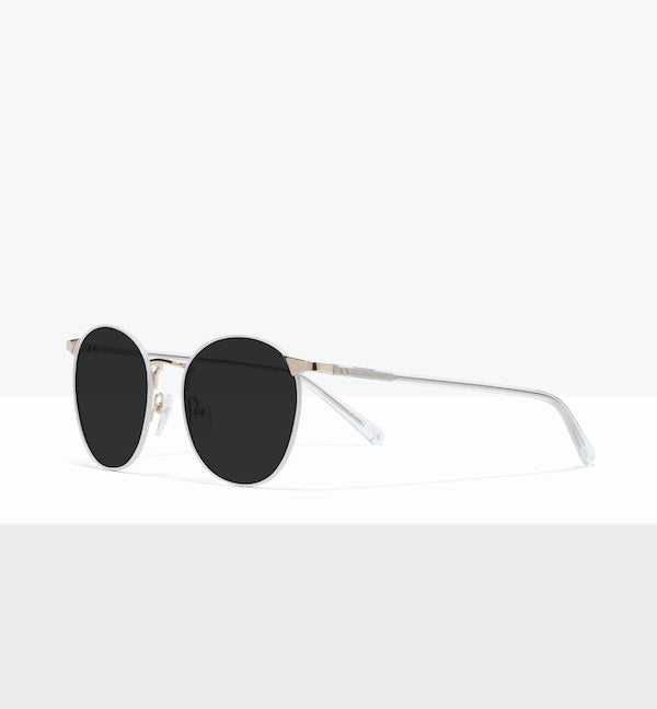 Romy White – Prescription Sunglasses by BonLook