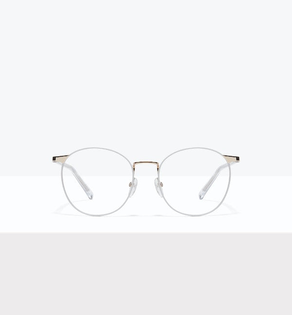 Romy White – Prescription Eyeglasses by BonLook