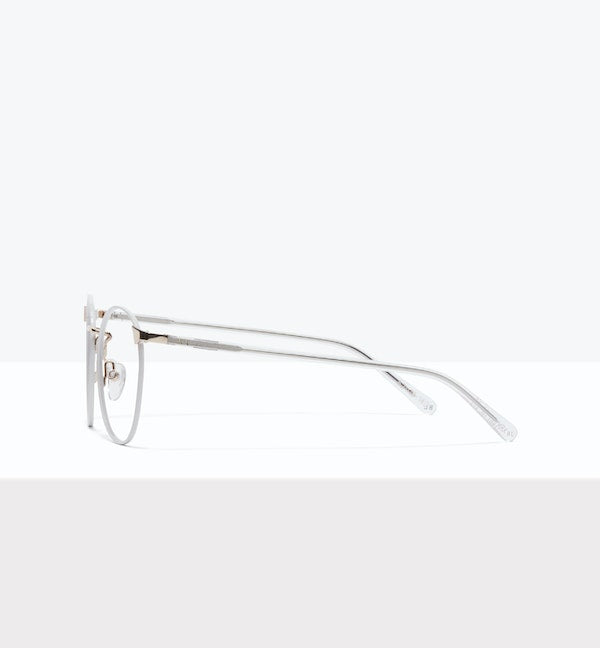 Romy White – Prescription Eyeglasses by BonLook