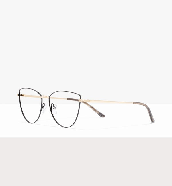 Solace Deep Gold – Prescription Eyeglasses by BonLook