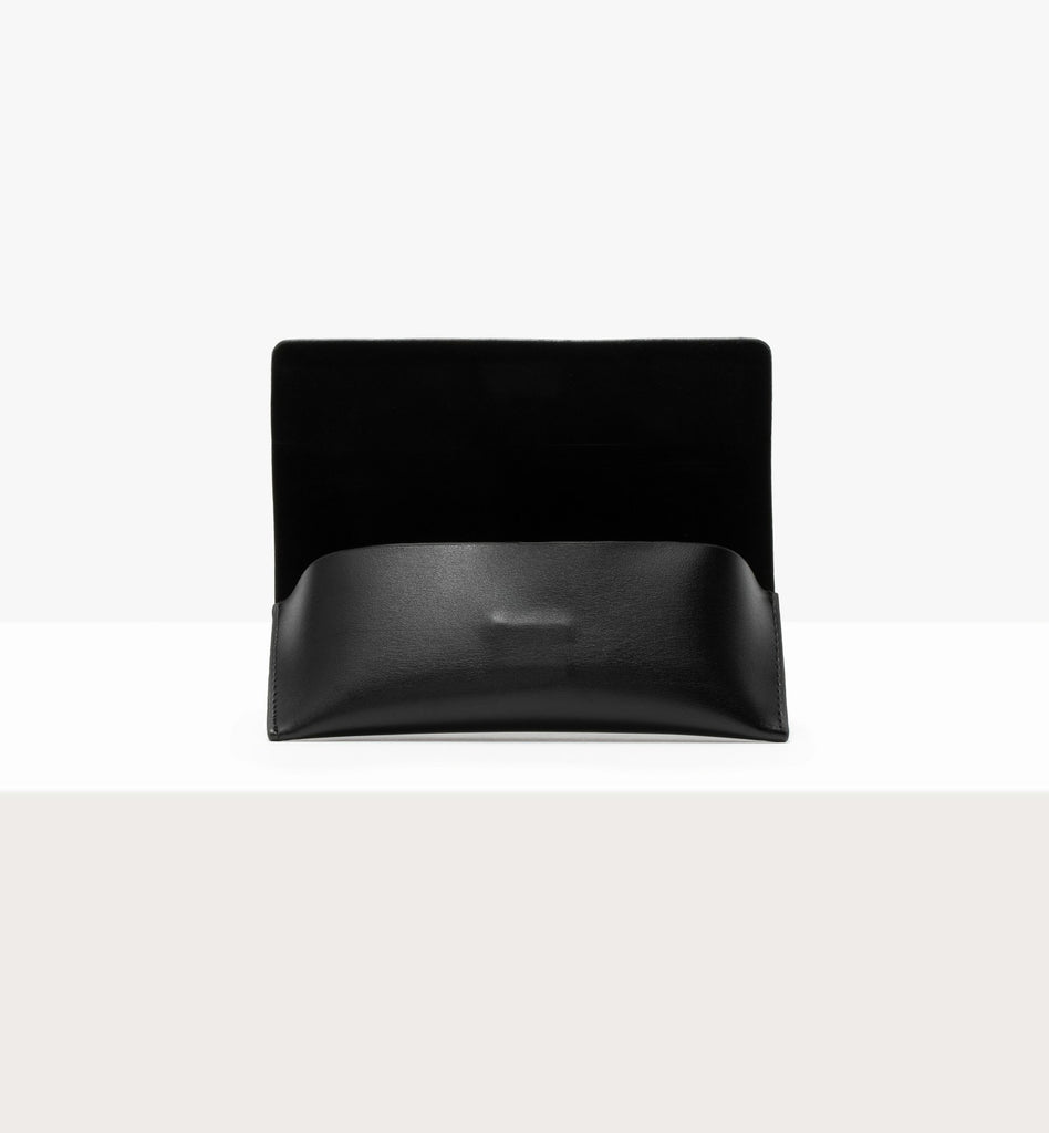 Vegan Leather Sun Clip Case Black – Prescription Accessory by BonLook
