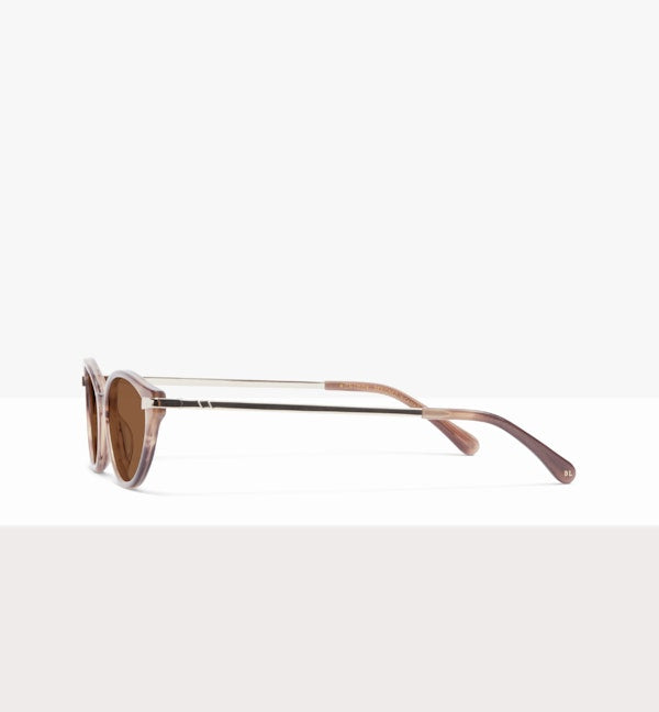 Brave Two Tone Pink Tort – Lunettes de soleil de vue par BonLook